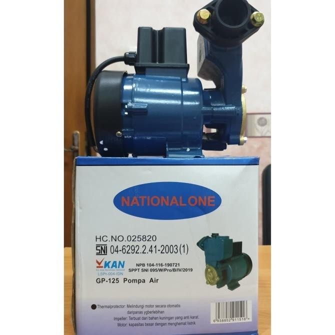 Jual Pompa Air National One GP 125 (SETARA DENGAN SHIMIZU PS 128 BIT ...
