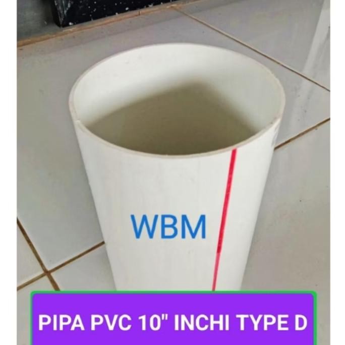 Jual Pipa Pvc 10" Inchi Type D Eceran New Stok | Shopee Indonesia