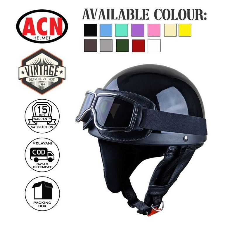 Jual Helm Motor Gede Moge Harley Davidson Touring Vintage Chips Dewasa ...