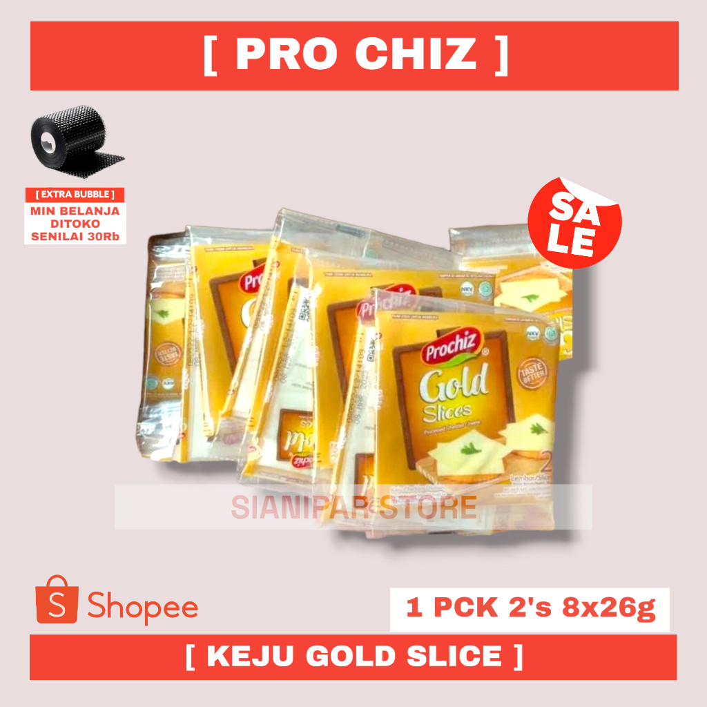 Jual PRO CHIZ KEJU GOLD SLICE 2'S PCK 8x26g | Shopee Indonesia