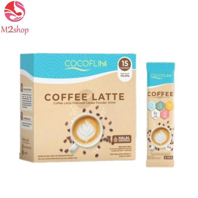 Jual Promo Cocoflim Coffee Latte 1 Box Isi 15 Sachet | Minuman Rasa ...