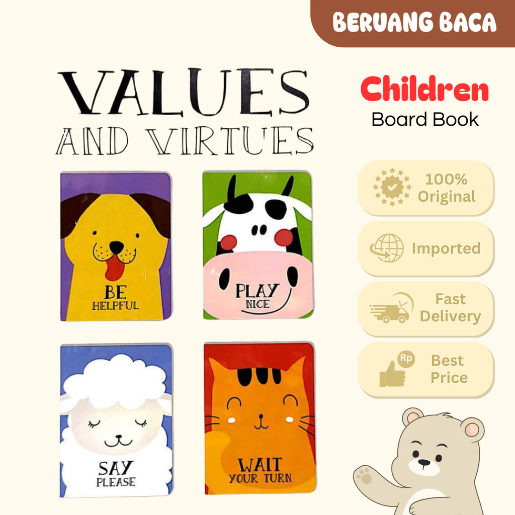 Jual VALUES AND VIRTUES SERIES 2 (4 SET) | Shopee Indonesia