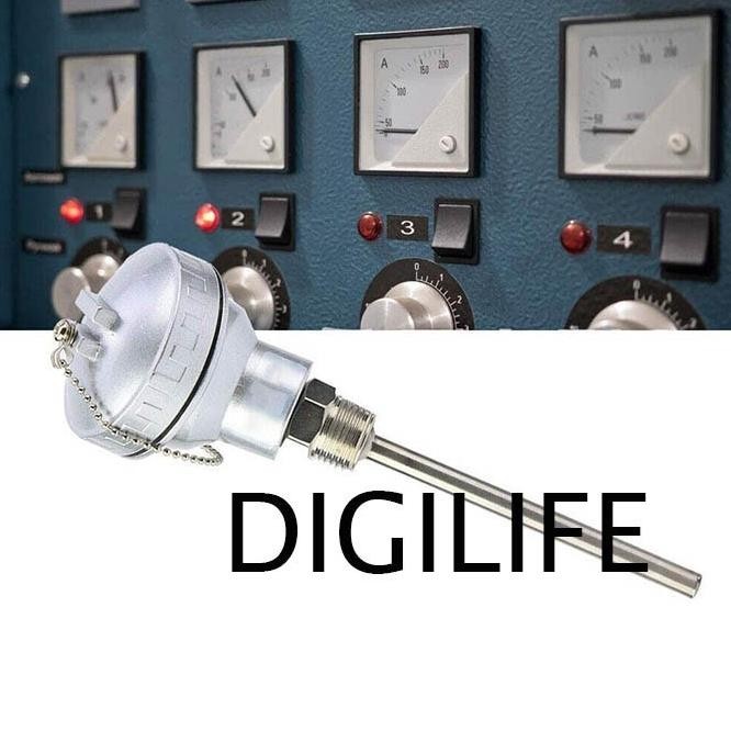Jual Transmitter Temperature Pt100 0-100C Rtd 24Vdc 4-20Ma 1/2 Npt ...