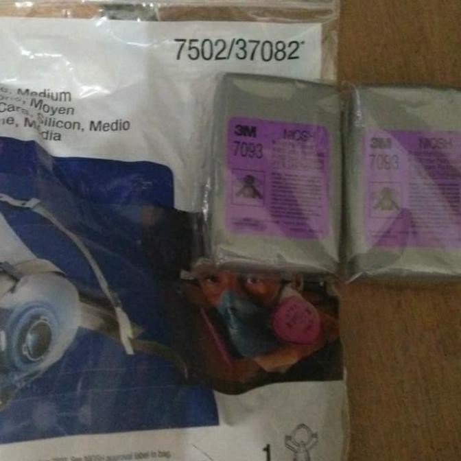 Jual 3M RESPIRATOR/MASKER SERIES 7500 DAN 3M FILTER 7093 P100 TERMURAH ...