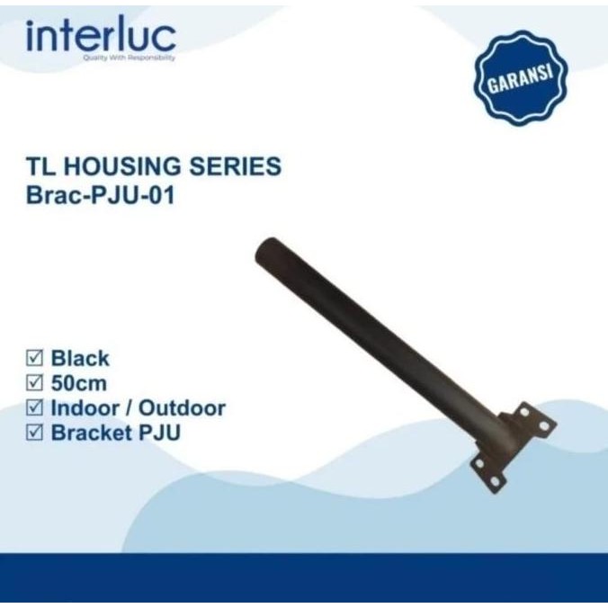 Jual TIANG BRACKET LAMPU PJU LED 2 INCH 50CM BRACKET TIANG LAMPU JALAN ...