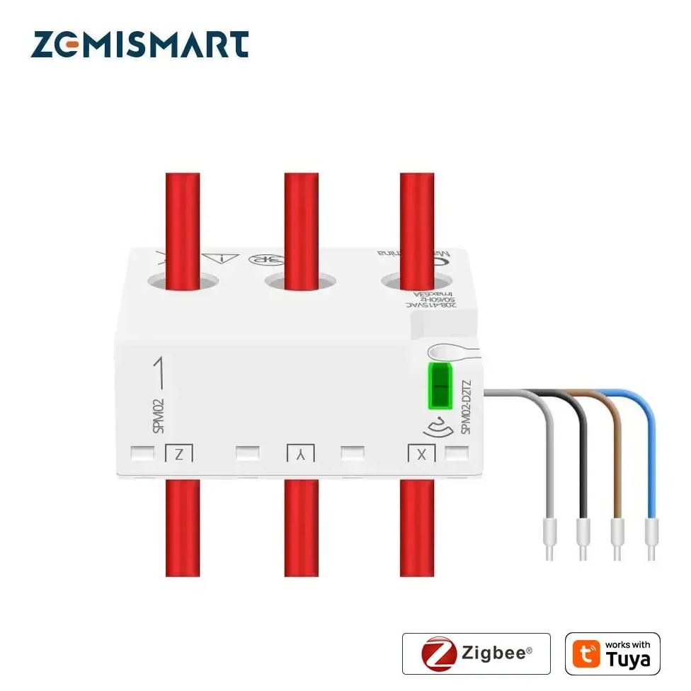 Jual Zemismart Zigbee Smart Energy Meter 3 Phase 4 Wire Power Monitor ...