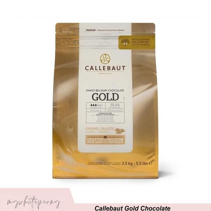 Jual Callebaut Gold Chocolate Kemasan Repack 100 Gram liquid | Shopee ...