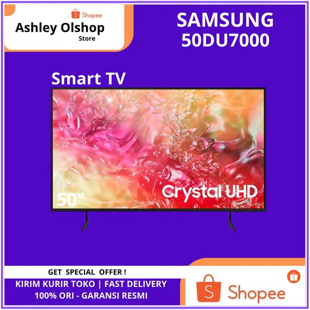 Jual TV Samsung 50DU7000 4K UHD Samsung Smart TV 50 Inch UA50DU7000KXXD [ORIGINAL] | Shopee ...