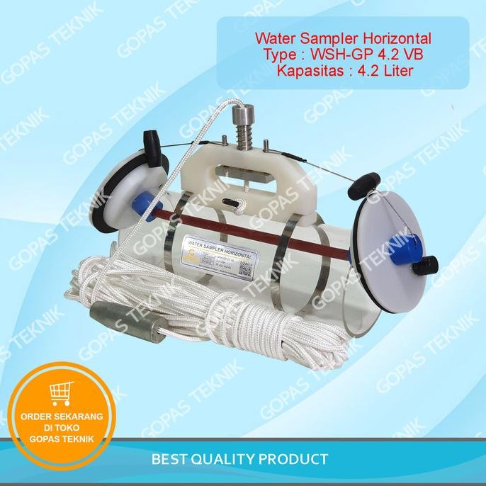 Jual Water Sampler Horizontal Wsh-Gp-4,2H Alat Sampling Air Merek Gopas ...