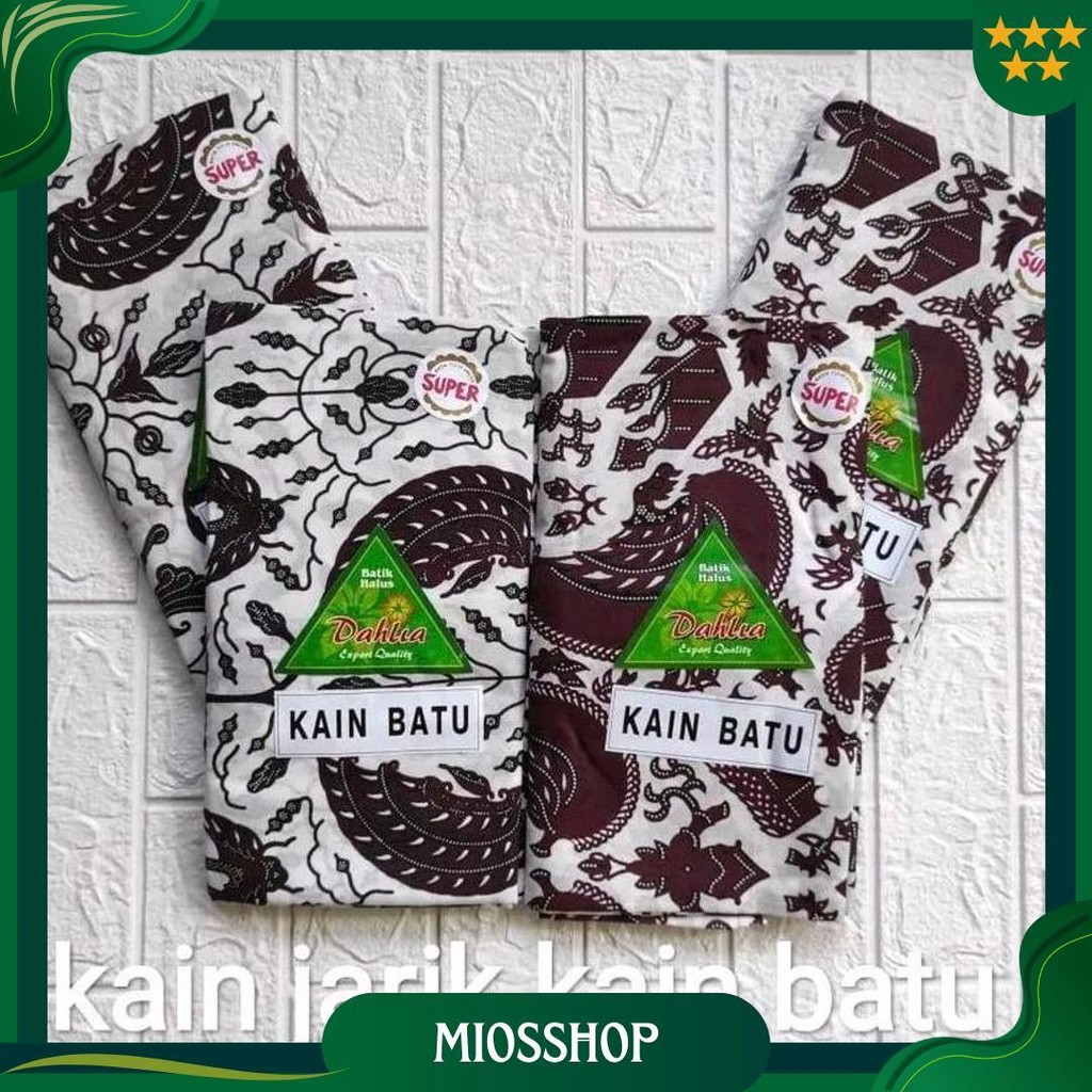 Jual Kain Batik Putih Dahlia Samping Kain Panjang Kain Batu Kebat Tapih Jarit Jarik Best Seller ...