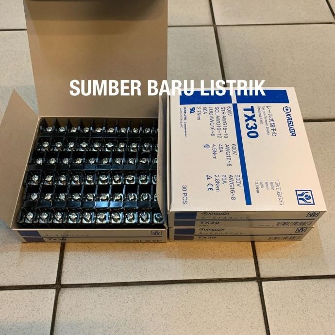 Jual Terminal Block Kasuga TX30 Original | Shopee Indonesia