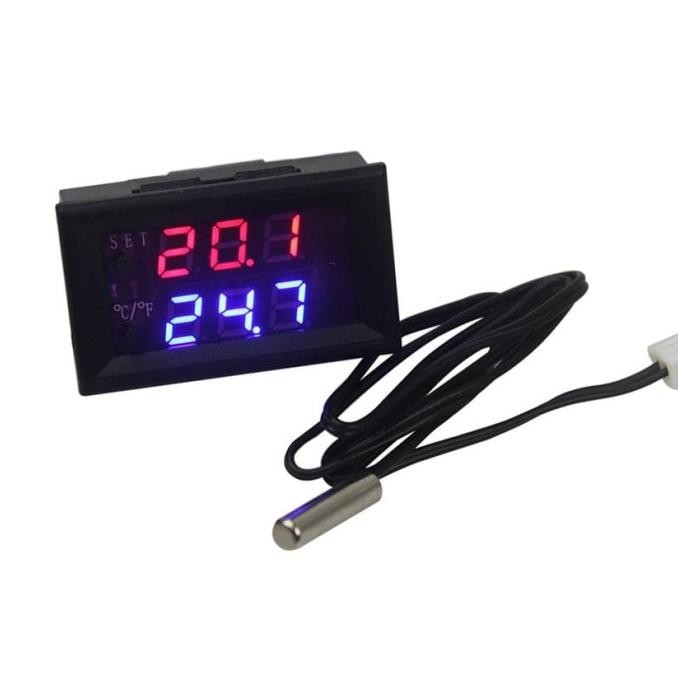 Jual Mini Digital Thermostat Temperature Controller DC 12V | Shopee ...