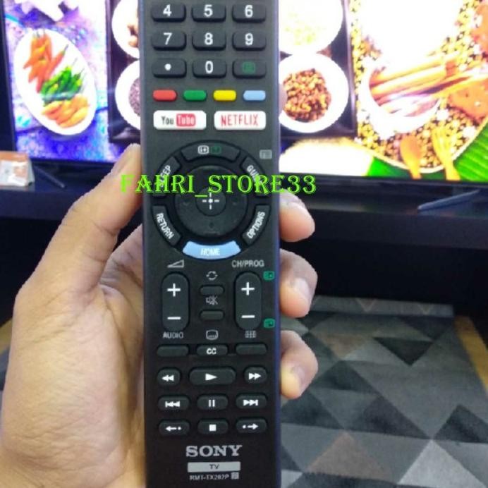 Jual Remote tv Sony Bravia smart android Netflix RMT-TX202P murah ...