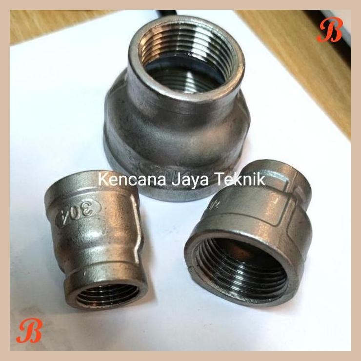 Jual [BSL] REDUCER DRAT DALAM / VLOK SOCK STAINLESS 304 1/2 X 3/8" INCH ...