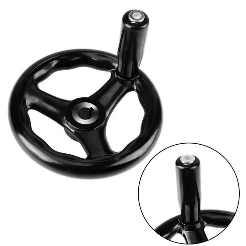 Jual Premium Hand Wheel 12 * 100Mm Handle Wheel Dengan Gagang Putar ...
