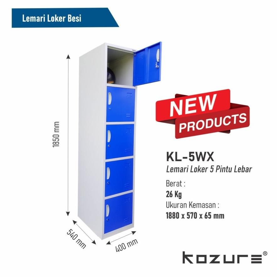 Jual Special Sale! Loker Besi / Locker Besi Metal 5 Pintu / Kozure Kl ...