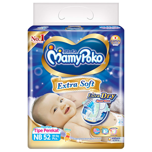 Jual MAMY POKO DIAPERS NB 52 PCS | Shopee Indonesia