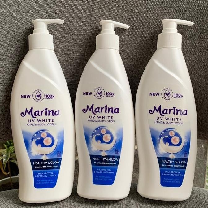 Jual DAPET 3PCS Marina Healty And Glow Marina Biru Body lotion Pencerah ...