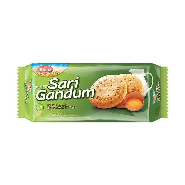 Jual ROMA SARI GANDUM BISCUITS 240 GR - BISKUIT | Shopee Indonesia
