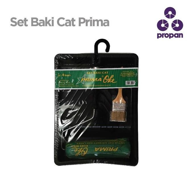 Jual 1 set Prima Oke Tray Set (bak cat,kuas 2inch,kuas roll) | Shopee ...