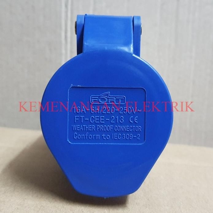 Jual new FORT MOBILE SOCKET MOUNTING + PLUG 3 PIN 2 PHASE 16A SET ...