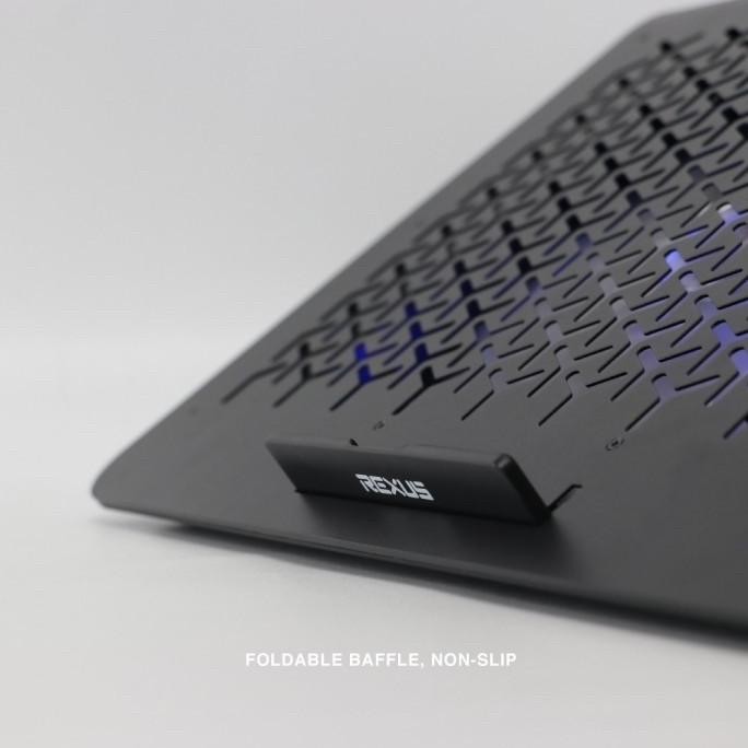 Jual Rexus B140 Breeze Cooling Pad Laptop Fan Alumunium Up To 15 Inch ...
