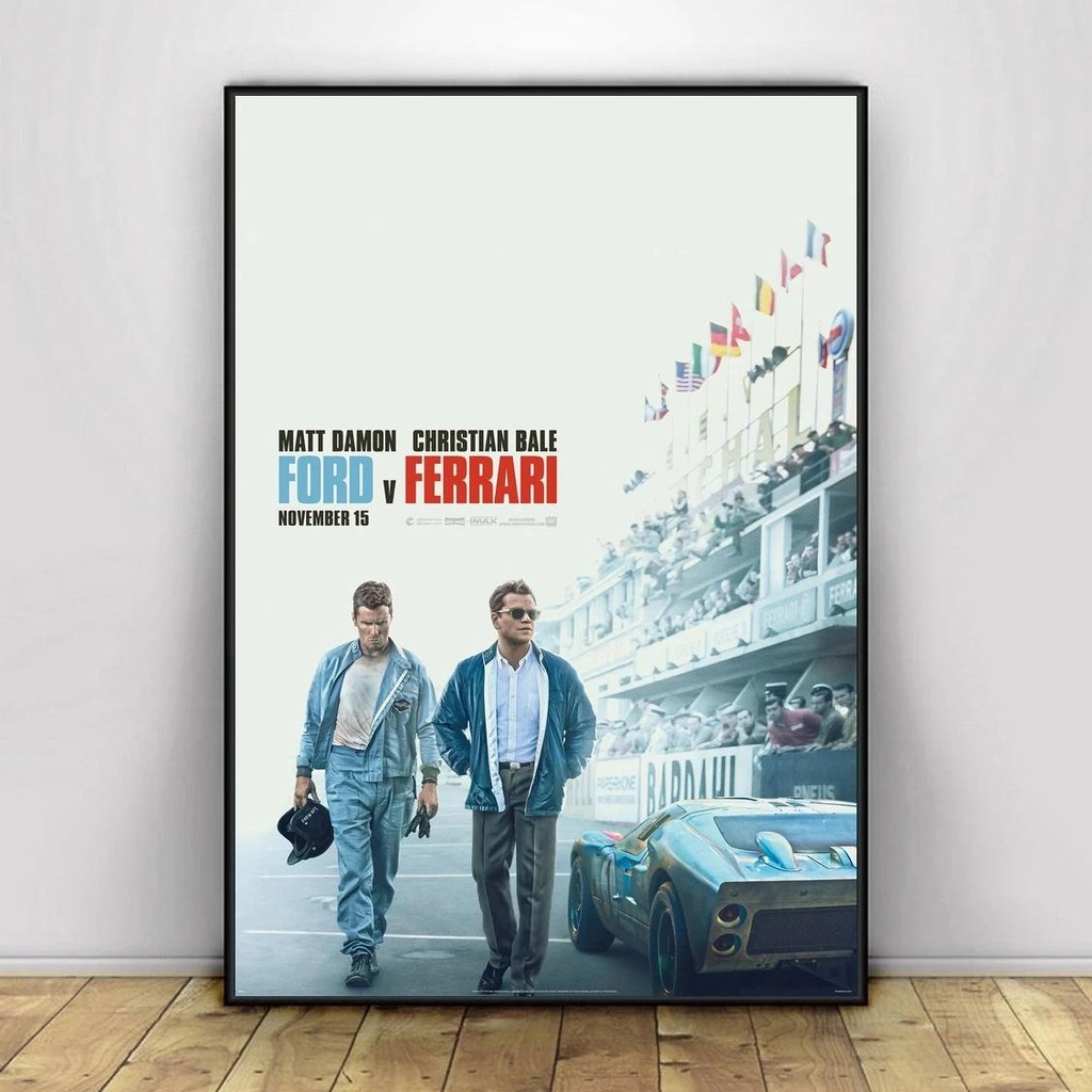 Jual Ford V Ferrari Movie Poster Home Decoration Wall Painting (No ...
