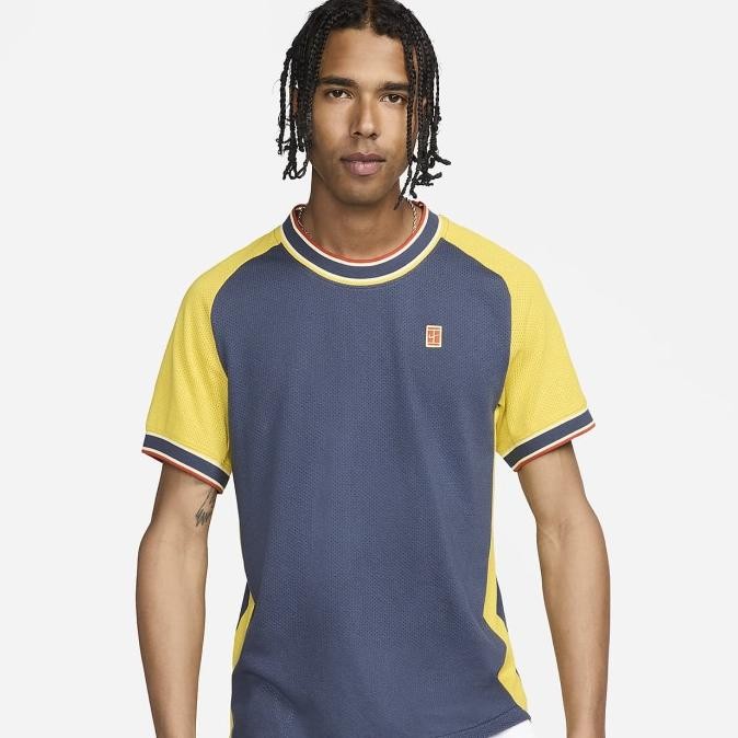 Jual Nike Court Heritage Logo Tennis Tee / Baju Tenis Nike | Shopee ...