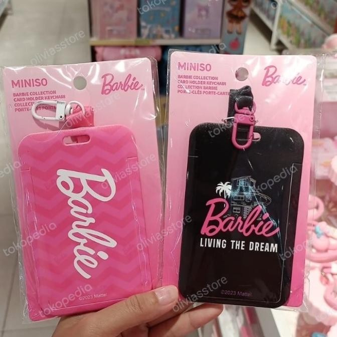 Jual card holder barbie miniso x barbie name tag barbie miniso x barbie ...