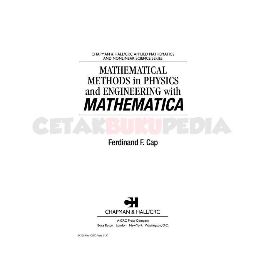 Jual Buku Preord Cap F Mathematical Methods In Physics Eng Mathematica Softcover | Shopee Indonesia