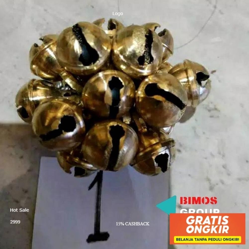 Jual Bel Linting Bel Kerincing Lonceng Klinting Kuningan Murah 1.7Cm No ...