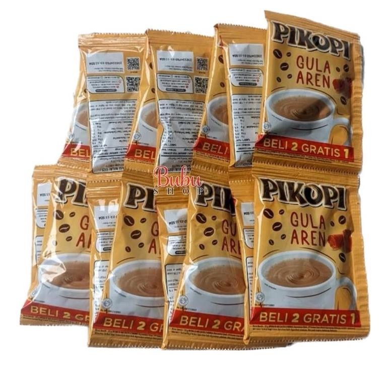Jual kopi pikopi gula aren ( 15 sachet / renceng ) | Shopee Indonesia