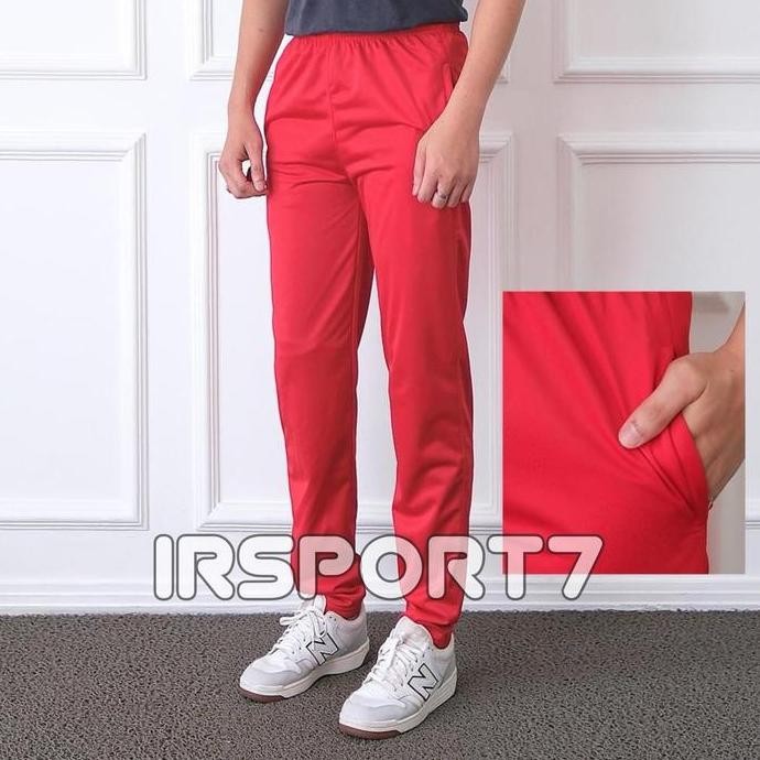 Jual Celana training panjang putih dan Hitam polos olahraga tes ...