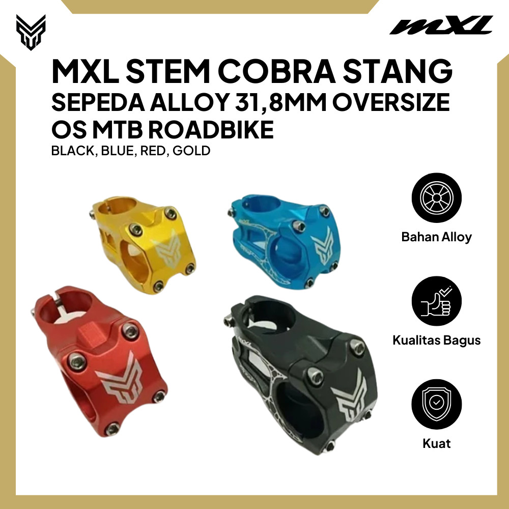 Jual MXL Stem Cobra Stang Sepeda Gunung MTB Sepeda Balap Roadbike fixie ...