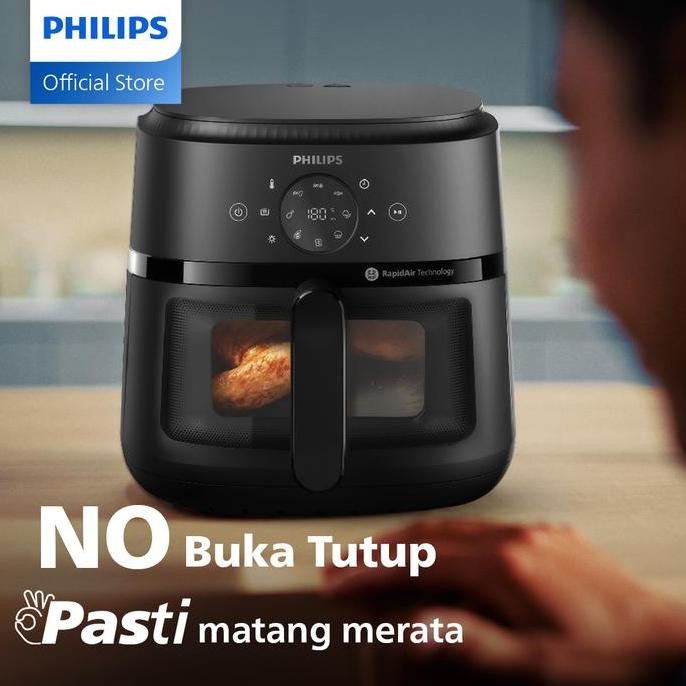 Jual Baru Philips Series 2000 Airfryer 6,2 L - Na230/00 Dengan Jendela Transparan, Air Fryer ...
