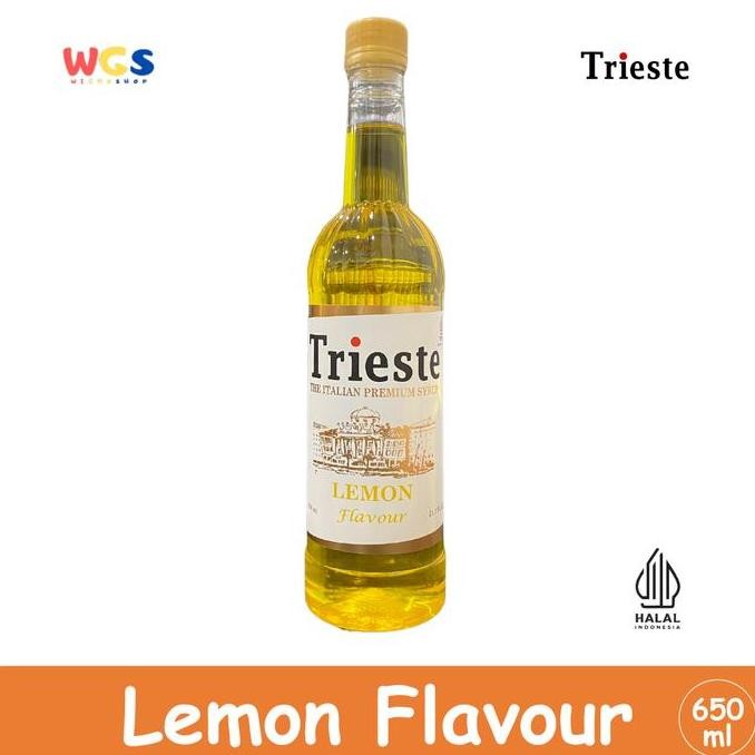 Jual Trieste Sirup Lemon - Sirup Rasa Lemon - 650 ml | Shopee Indonesia