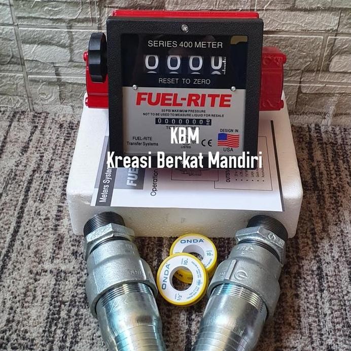 Jual FLOW METER SET 2" INCH DN50 MM/ METERAN SOLAR 2 INCH DN50 MM FUEL ...