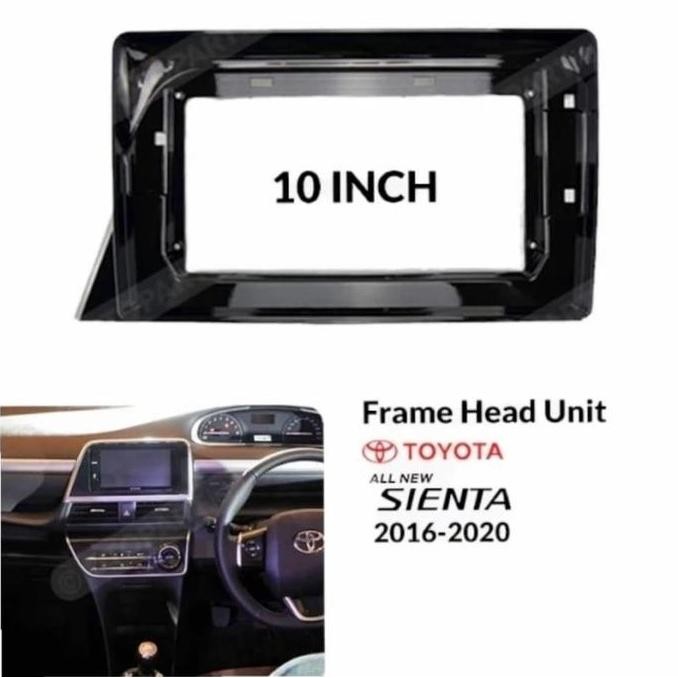 Jual Promo Frame Head Unit Double Din Android Toyota Sienta 10 Inch ...