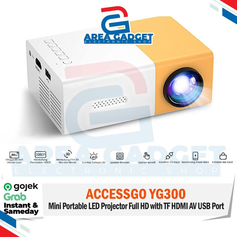 Jual Proyektor YG300 Projektor Mini LCD portable With Speaker 360 ...