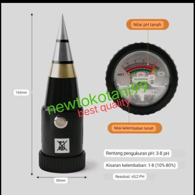 Jual Ph Meter Tanah 2In1 Ukur Asam Basa Tanah Vt 05 Phmeter Model ...