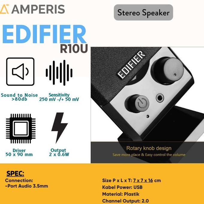 Jual Edifier R10U Speaker Stereo Untuk Komputer Multimedia New Stok ...
