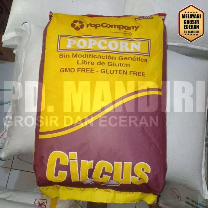 Jual HIW CIRCUS POPCORN REPACK 1 KG / BIJI JAGUNG | Shopee Indonesia
