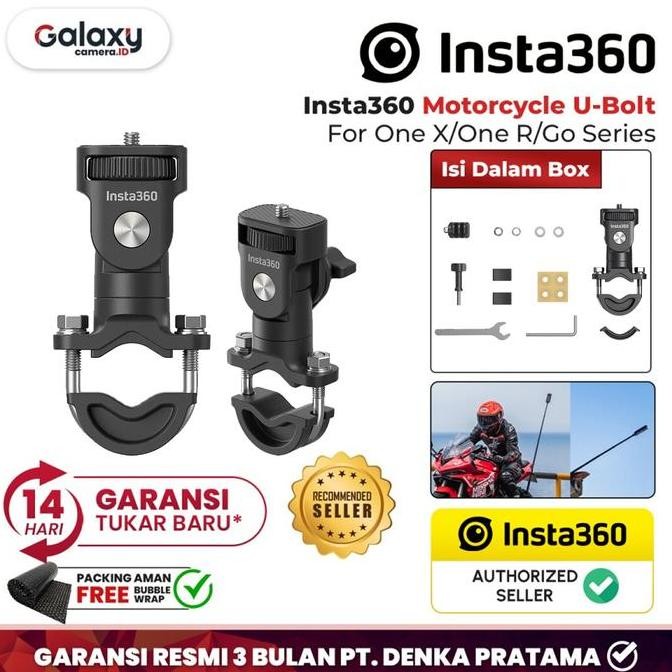 Jual Insta360 Motorcycle U-Bolt Mount Motor Cycle Garansi Resmi Asli | Shopee Indonesia