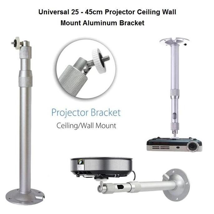 Jual Stand Proyektor Wall Ceiling Bracket CCTV IP Camera 40cm Ball Head ...