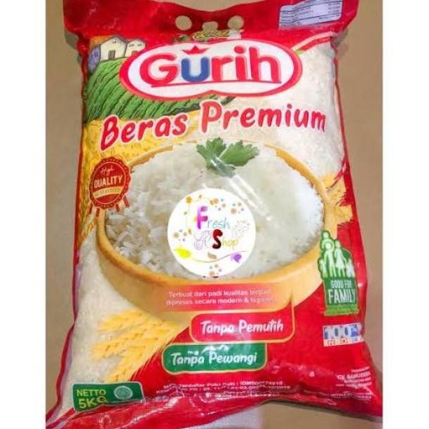 Jual beras 5kg win c4/c4+mentik wangi delanggu klaten/gurih merah/gurih ...