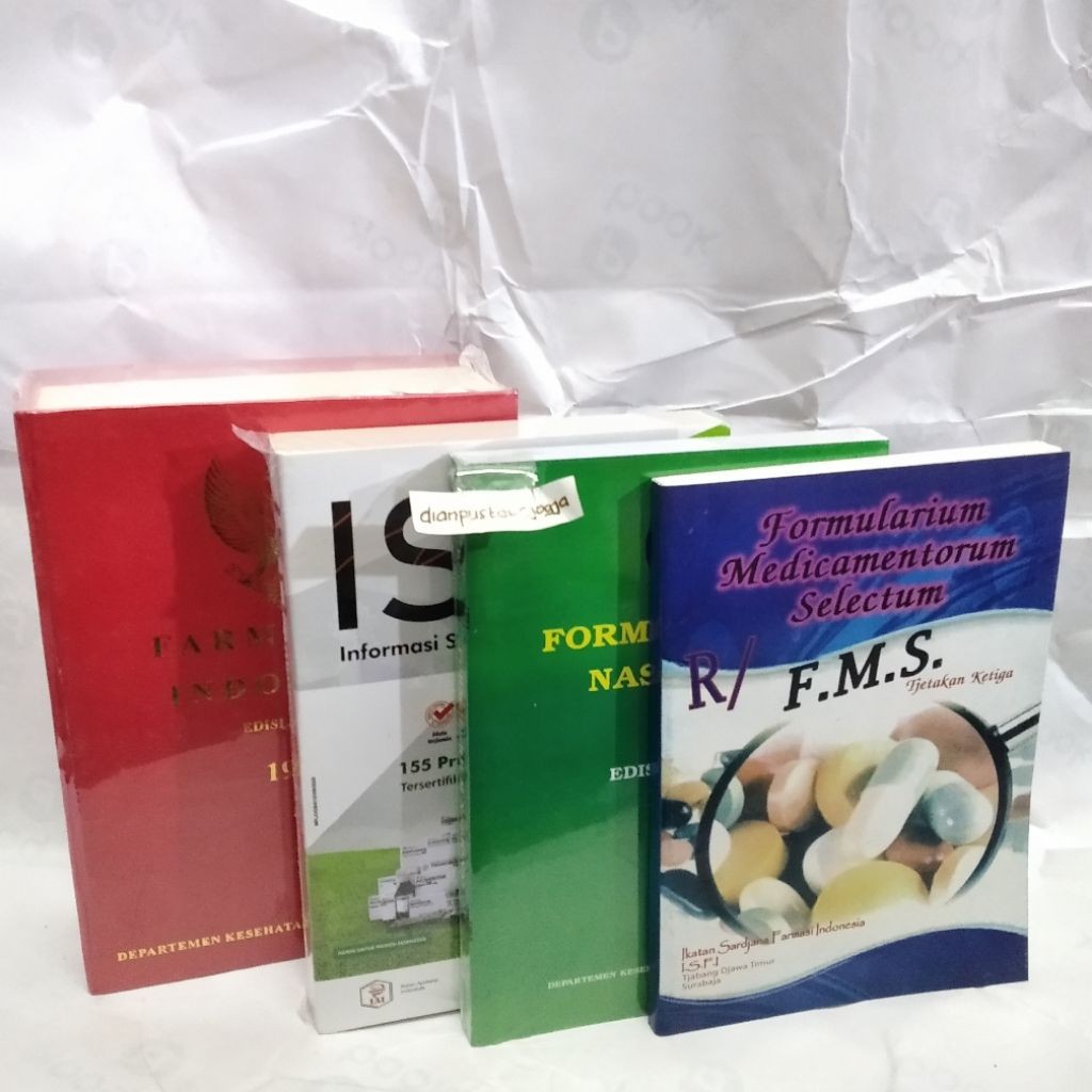 Jual PAKET 4 BUKU FARMASI ( FI3, FI 3 ) FARMAKOPE INDO ED KETIGA - ISO VOL 53 - ( FORNAS ...