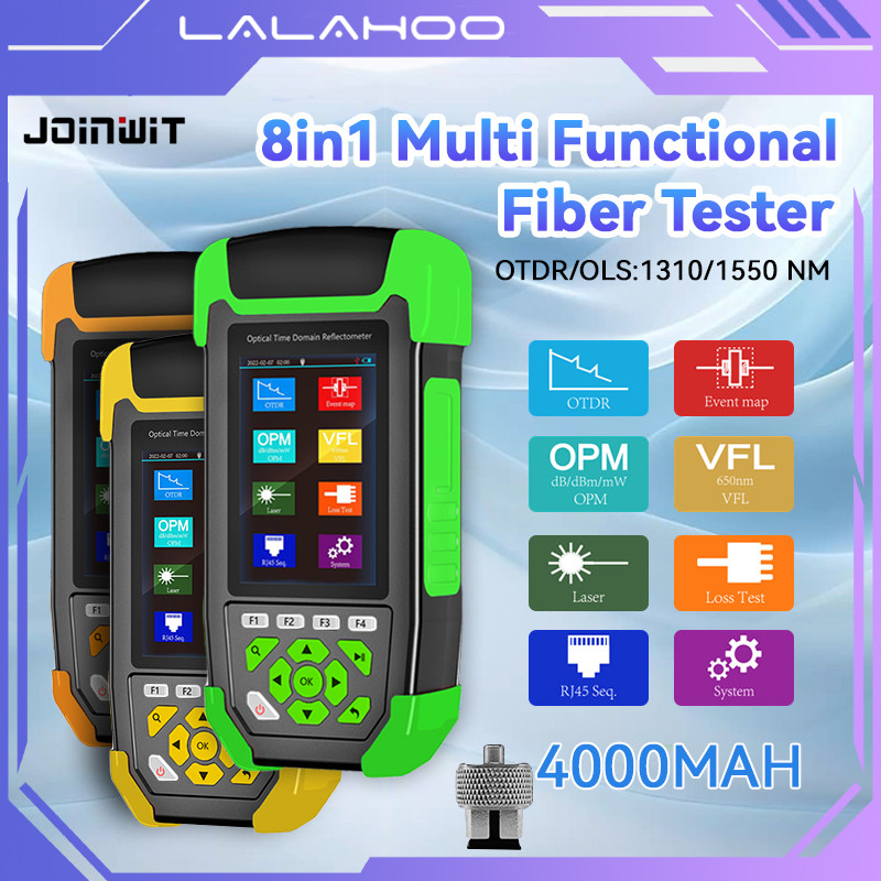 Jual ⚡Kemasan Koper⚡JOINWIT OTDR JW3302SJ 8 in 1 UPC 60KM Device Mini ...