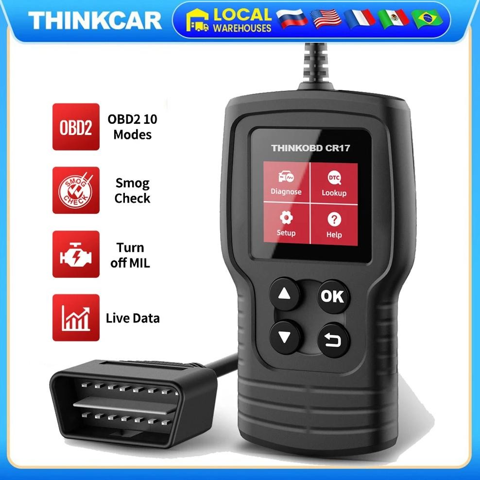 Jual THINKCAR THINKOBD CR17 OBD2 Scanner Check Engine Light Car Code ...
