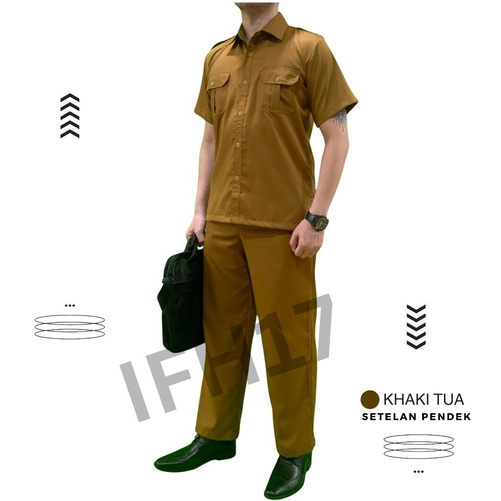 Jual Do86 Baju Pemda Khaki Coklat Murah , Seragam Pdh Pemda Pria ...