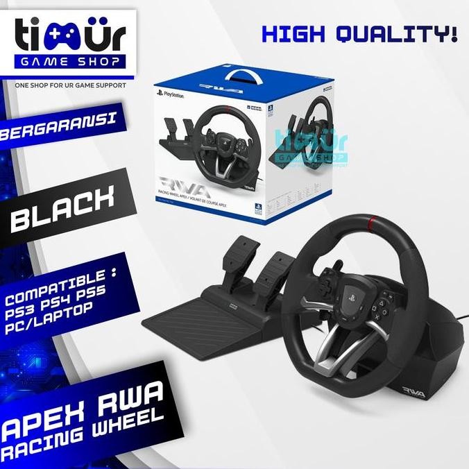 Jual NEW Stir Setir Steering Racing Wheel Apex RWA For PS4 PS5 PC HORI ...